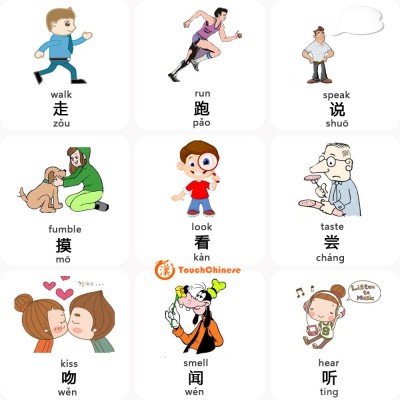 MANDARIN CHINESE WORDS LIST - VERBS - TouchChinese